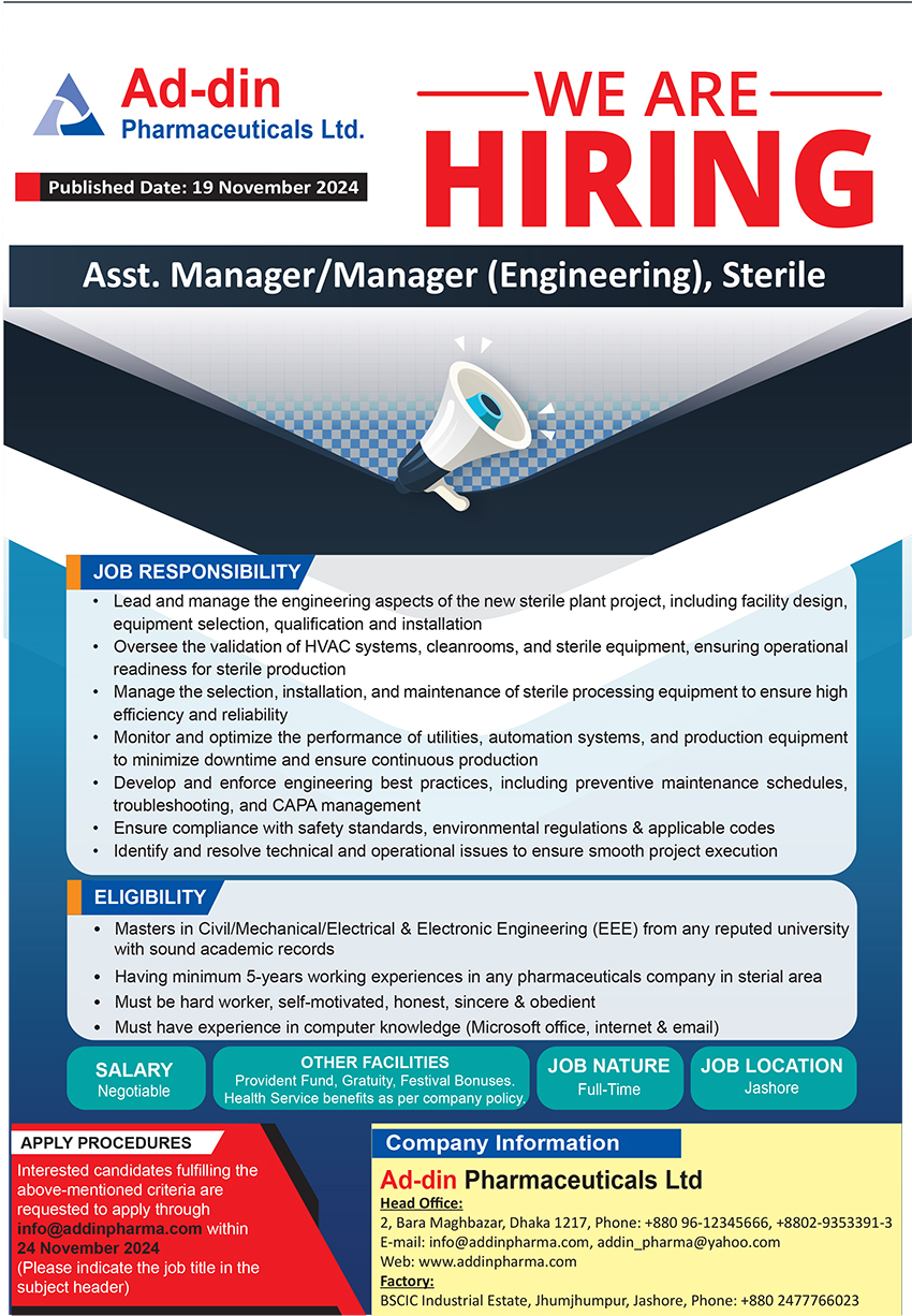 Ad-din Pharmaceuticals Ltd.