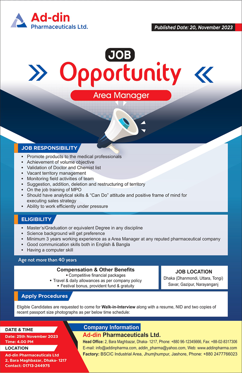 Ad-din Pharmaceuticals Ltd.