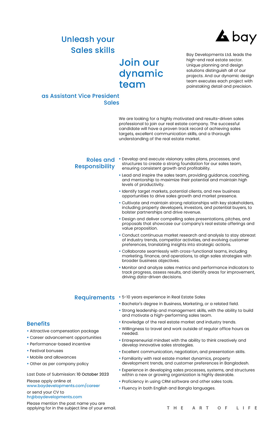 Bay Development Ltd.