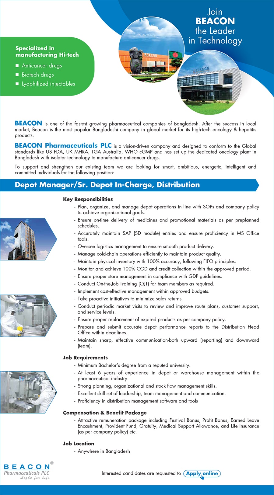 Beacon Pharmaceuticals PLC