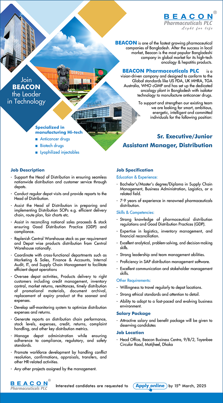 Beacon Pharmaceuticals PLC