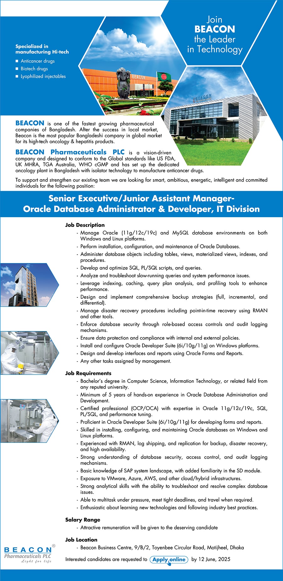 Beacon Pharmaceuticals PLC