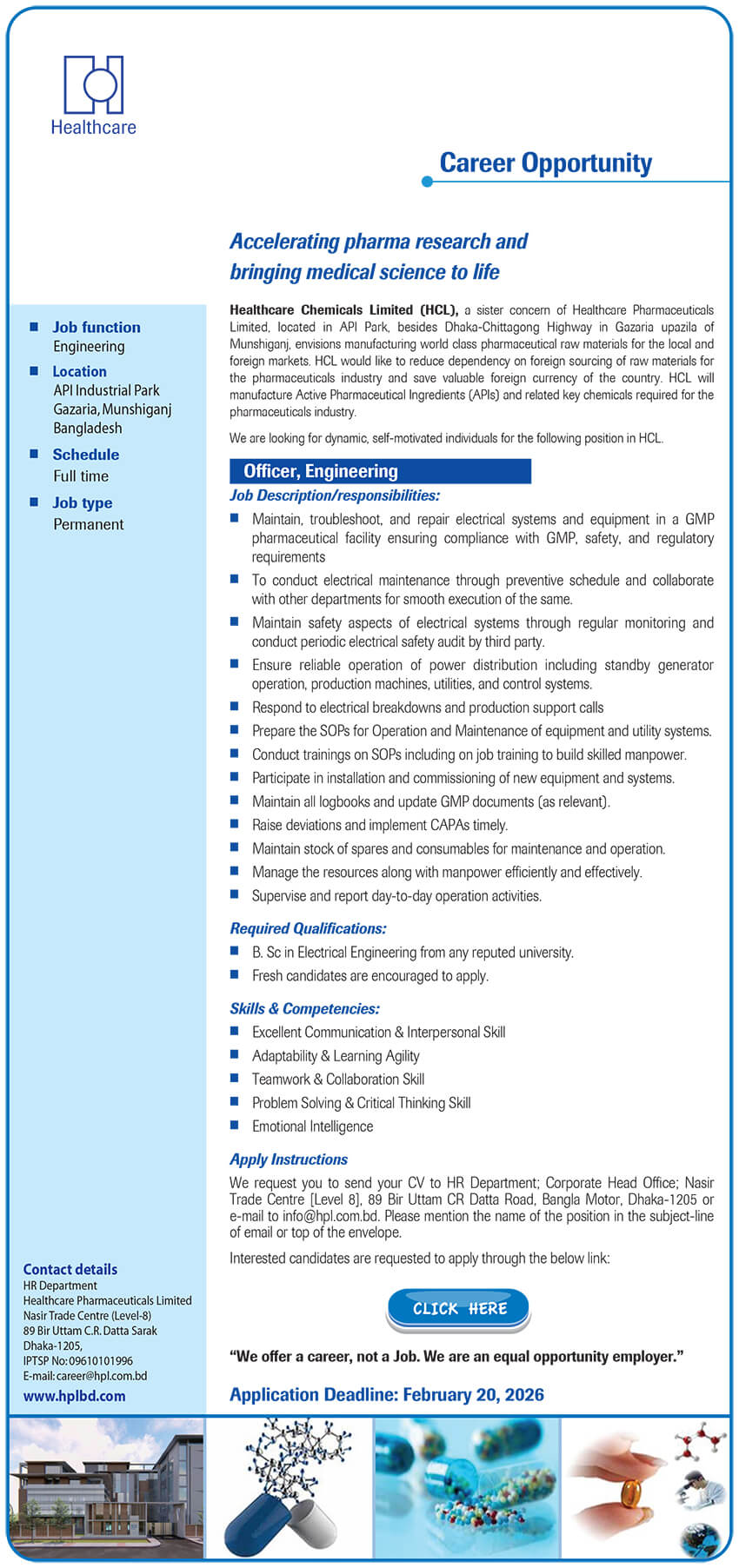 Healthcare Chemicals Ltd.