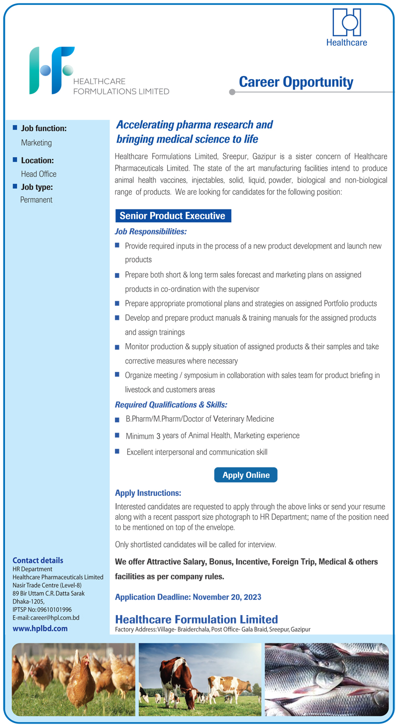 Healthcare Formulations Ltd Healthcare Formulations Ltd