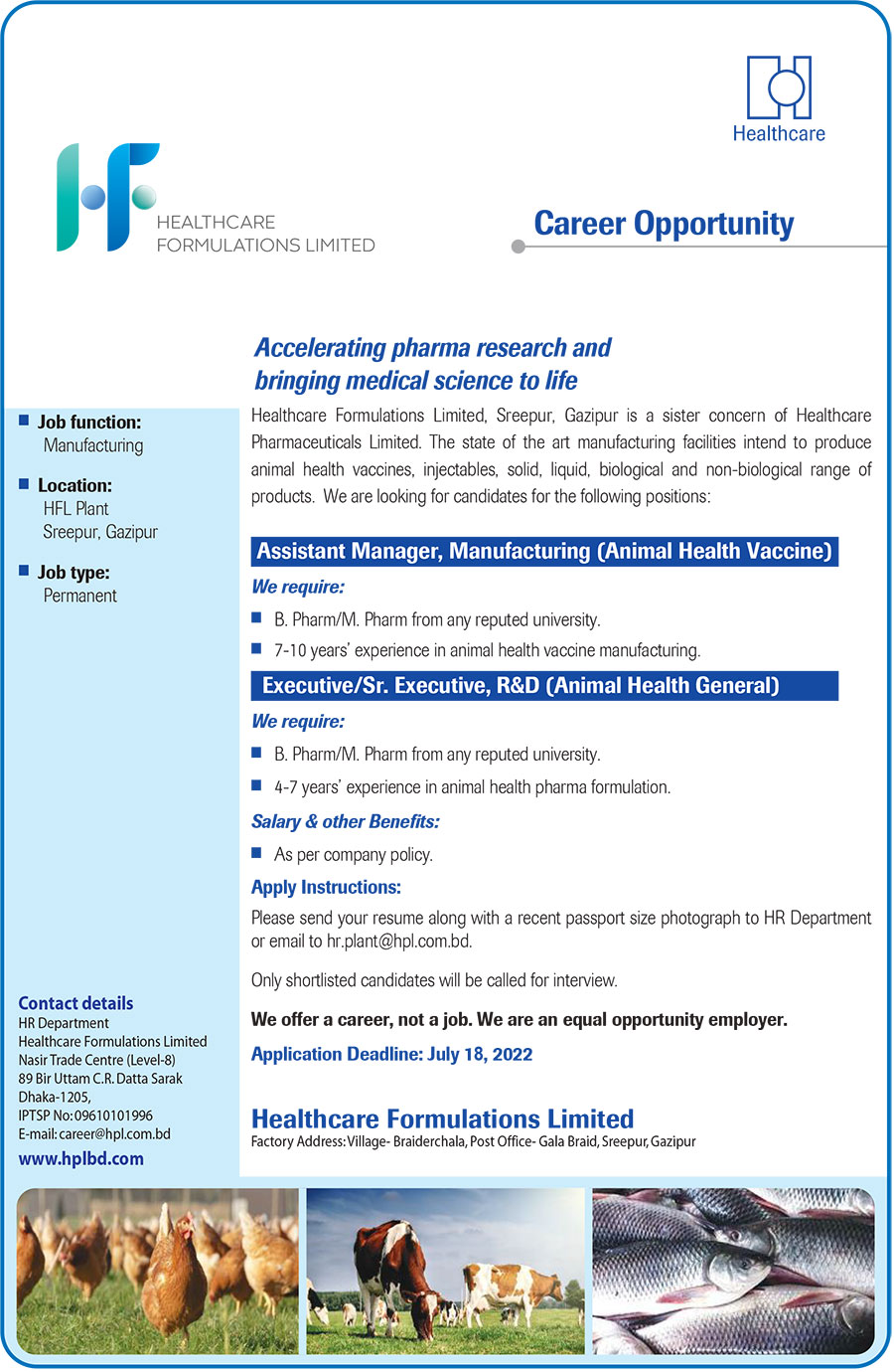 Healthcare Formulations Ltd Healthcare Formulations Ltd