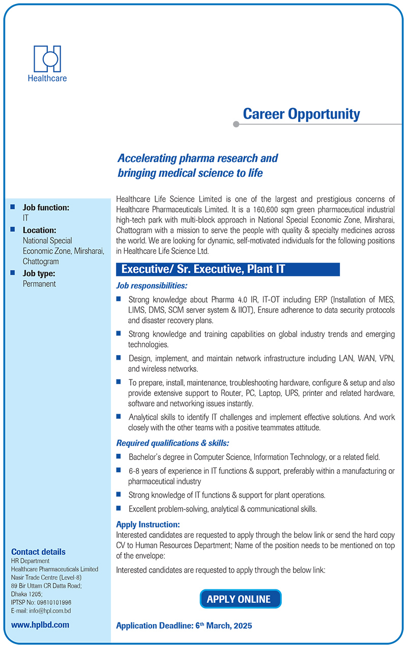 Healthcare Life Science Limited.