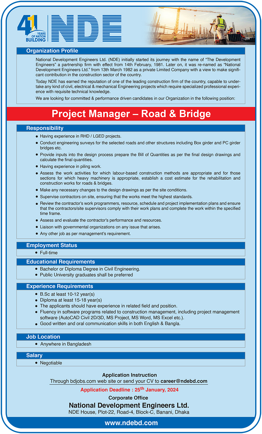 National Development Engineers Ltd. (NDE)