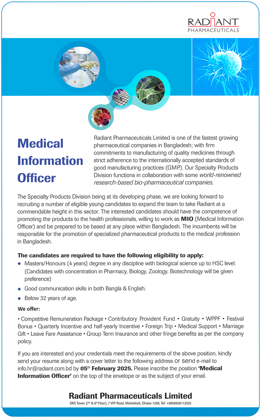 Radiant Pharmaceuticals Limited
