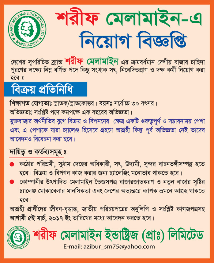 Sharif Melamine Industries Limited