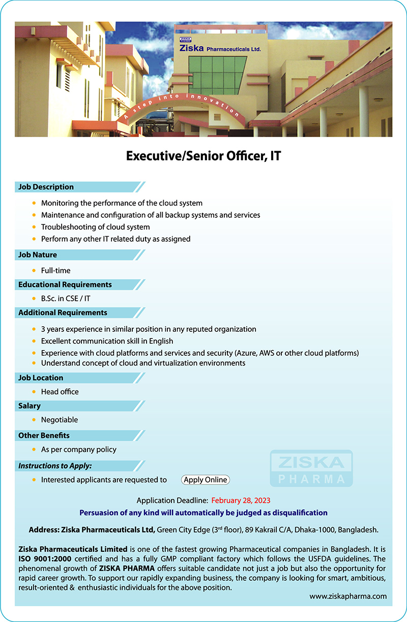 Ziska Pharmaceuticals Ltd